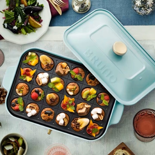พร้อมส่ง ถาดเสริม BRUNO - ถาด อุปกรณ์เสริม Bruno Hot Plate ถาดทาโกะยากิ ...