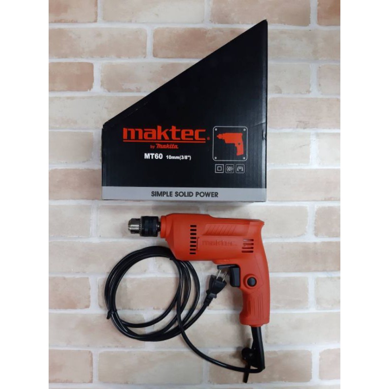 MAKTEC สว่าน 3/8" ซ้าย-ขวา รุ่น MT60 (ของแท้100%) | Shopee Thailand