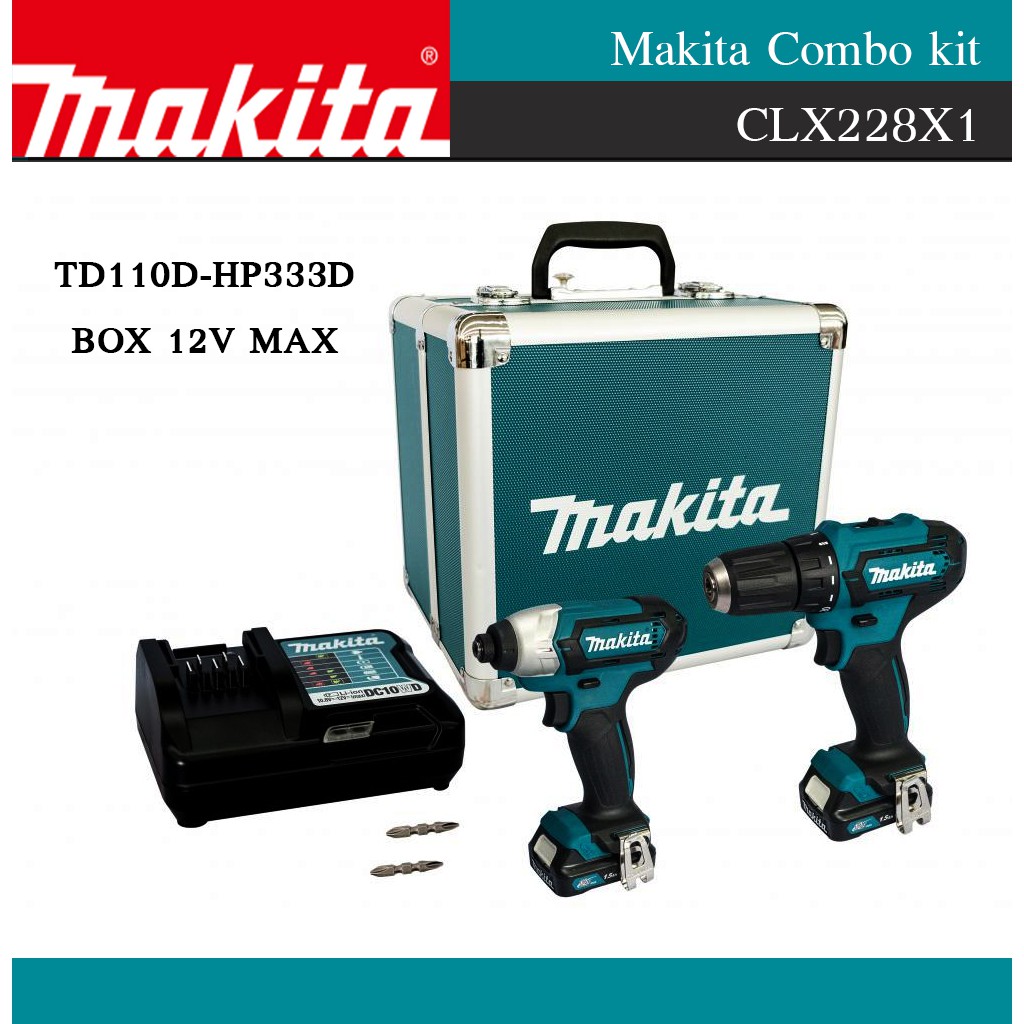 CLX228X1 Makita Combo kit HP333DZTD110DZBOX 12V MAX - pakorn311331 ...