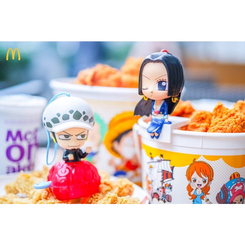 พร้อมส่ง ของสะสม McDonald one piece วันพีช แมคโดนัล ของแท้100% ครบชุด 8 ...