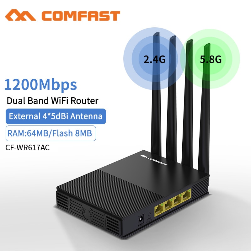AC1200 Gigabit Dual-Band Wi-Fi Router with USB Port & VPN - roman9441 ...