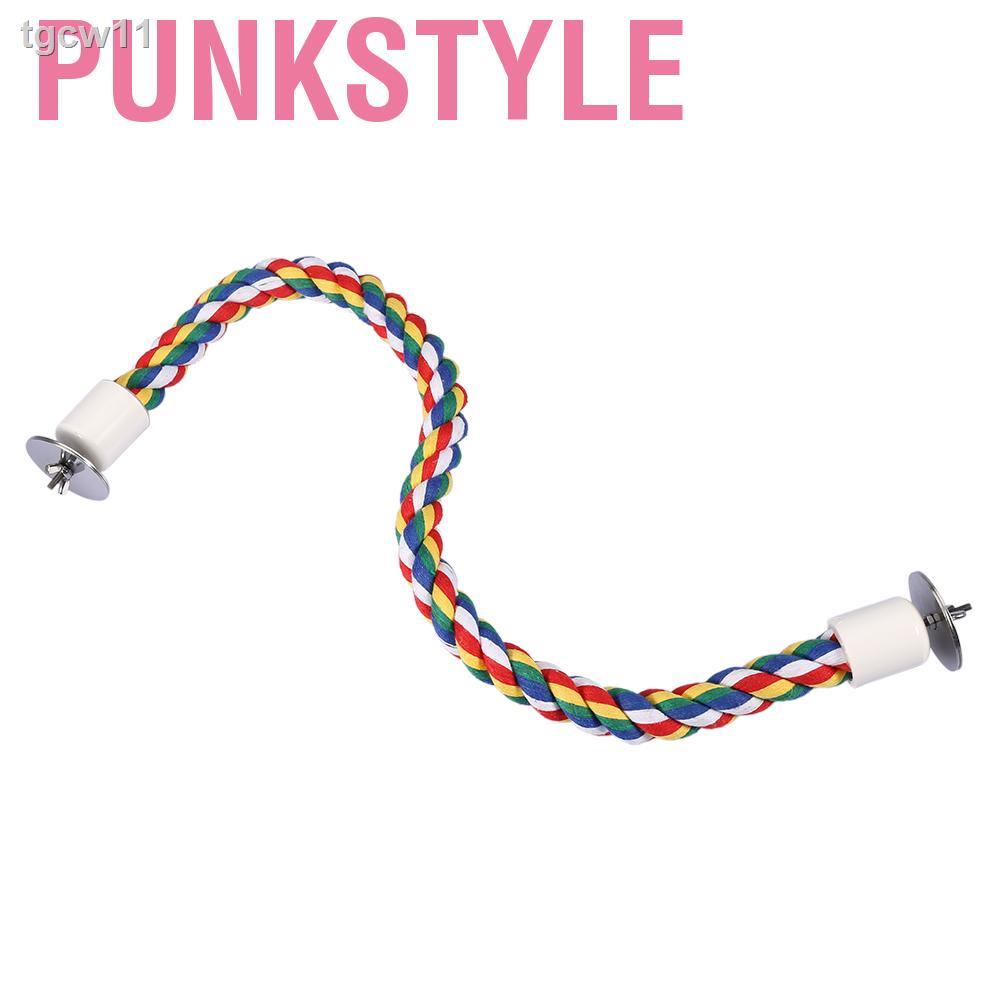 Pets Birds Parrot Rope Cockatiel Parakeet Cage Standing Perch Chewing ...