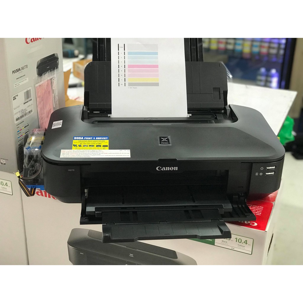 canon ix6770 printer ปริ้นA3 พร้อมแท้งค์ สินค้ามือ1รับประกันเครื่องและ ...