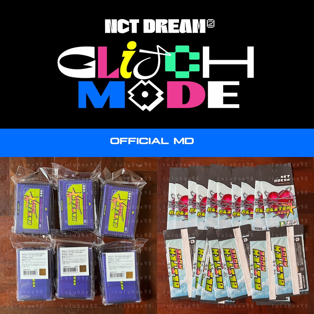 NCT DREAM GLITCH MODE POP UP STORE MD : RANDOM TRADING CARD SET A VER ...