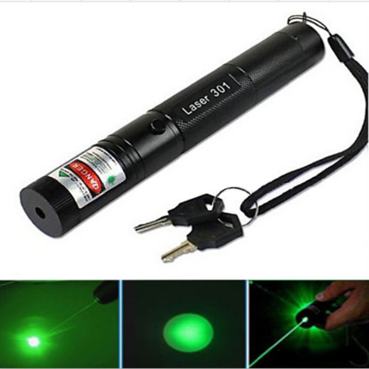 Hunting 532nm 5mw Green Laser Sight 301 Pointer High Powerful Adjustable Focus Lazer Red Lasers ...