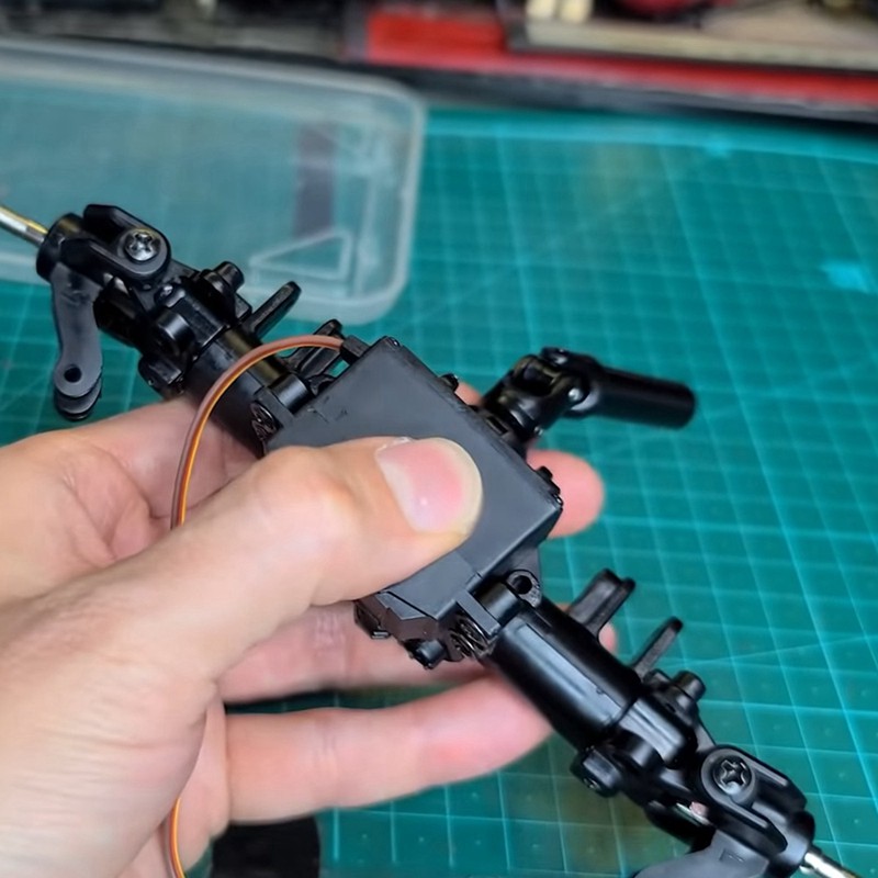 เพลาล้อหน้า โลหะ อะไหล่อัพเกรด อุปกรณ์เสริม สําหรับรถบังคับ 1/12 MN86S ...