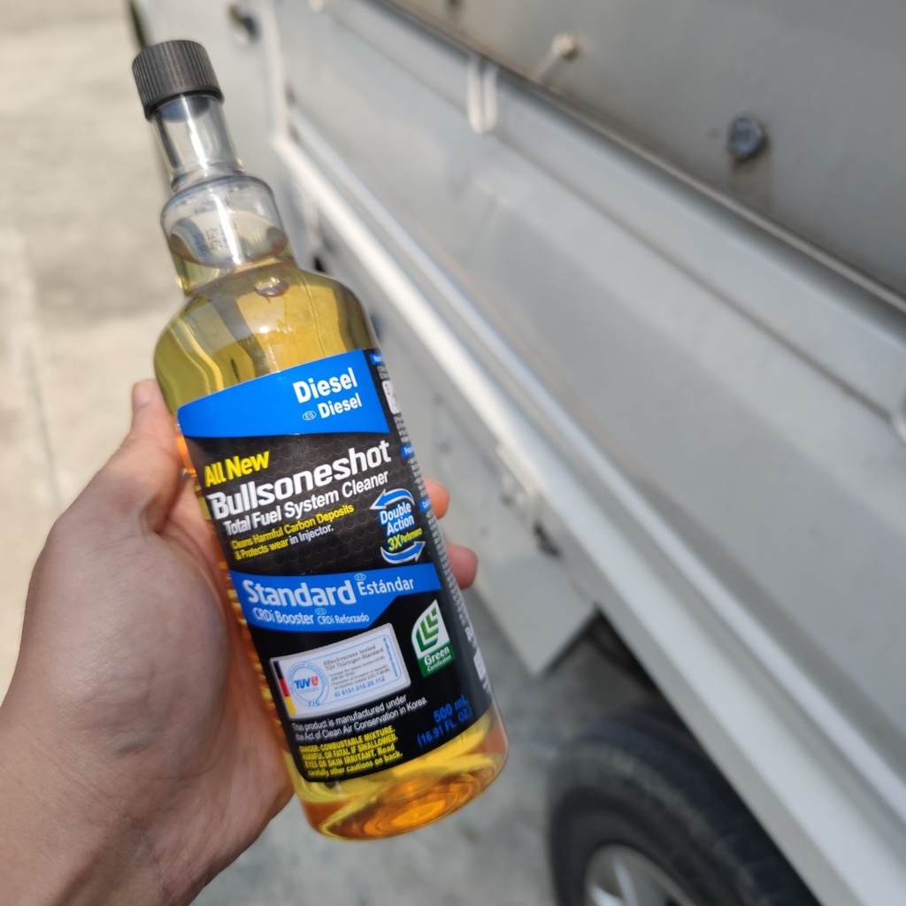 MC♝Bullsone shot น้ำยาล้างหัวฉีด 500ml เครื่องยนต์ดีเซล ทำให้หัวฉีด ...