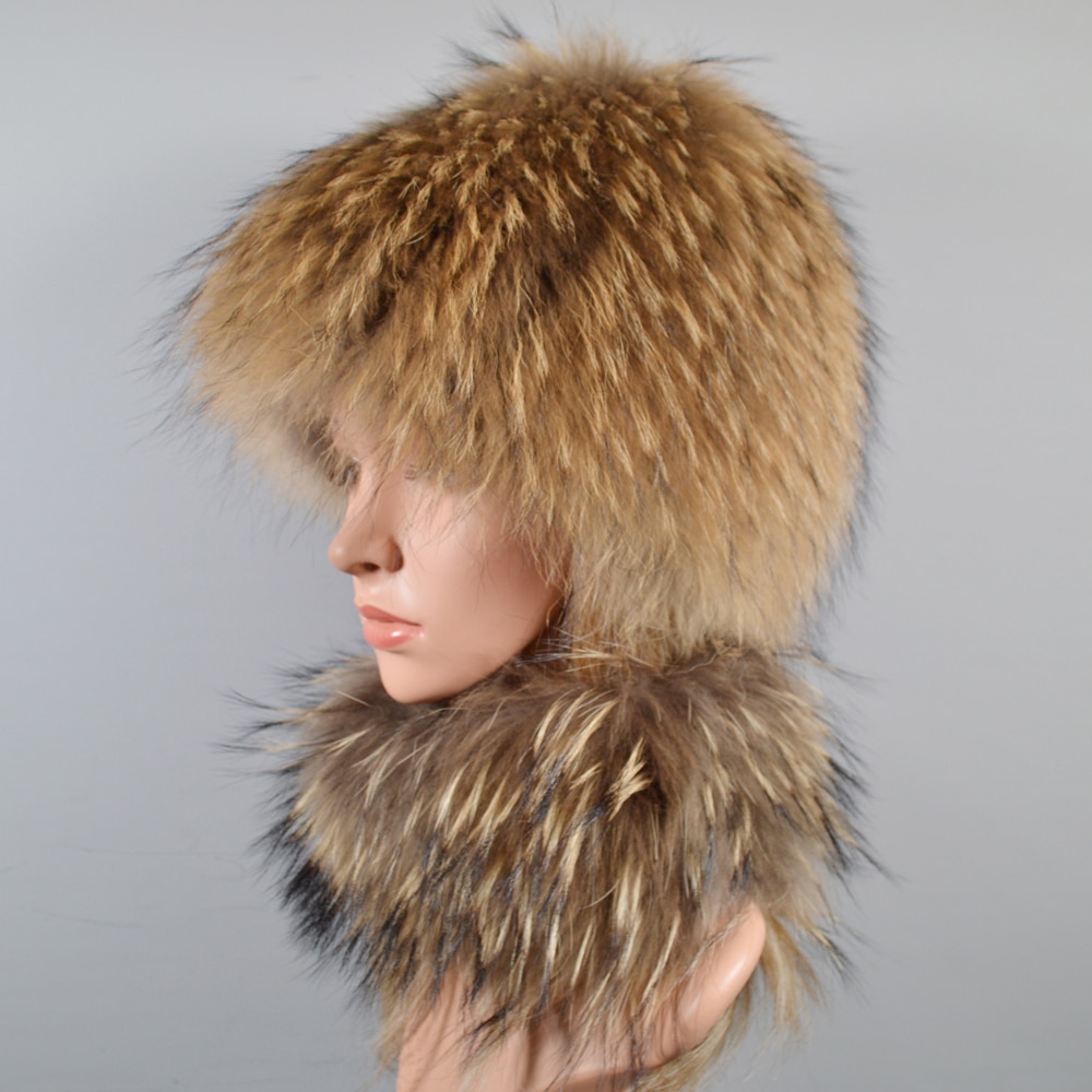2021 Hot Sale Women Real Genuine Fox Fur Hat Scarf Girls Natural Real ...