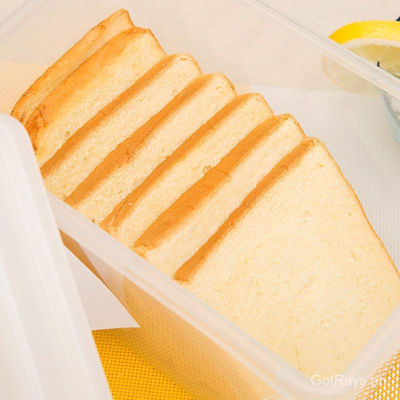 Japan Imported Bread Box Storage Box Kitchen Plastic Flour Bucket Toast ...
