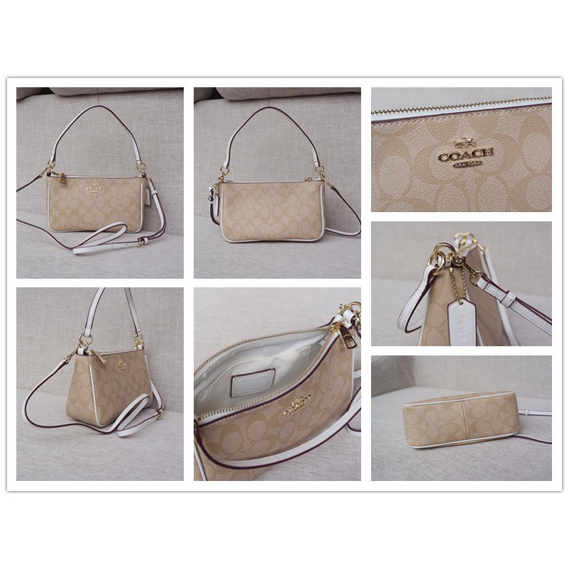 แท้????%????พร้อมส่ง???? (จัดส่งที่รวดเร็วจัดส่งฟรี) COACH F58321 กระเป๋าสะพายบอสตันคลาสสิก ...