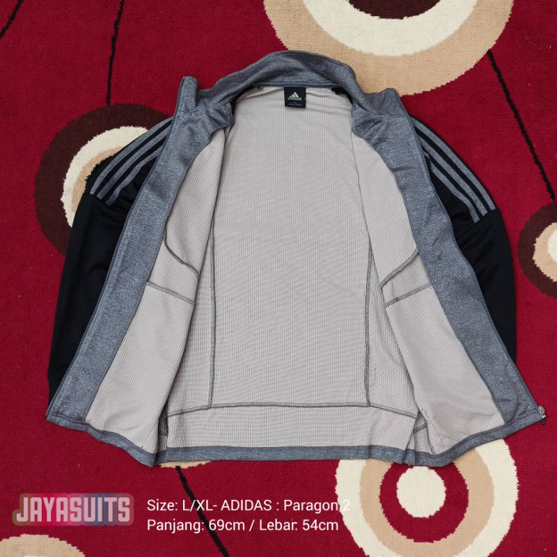 เสื้อแจ็กเก็ต Adidas Original Paragon Tracktop Charcoal Ash ...