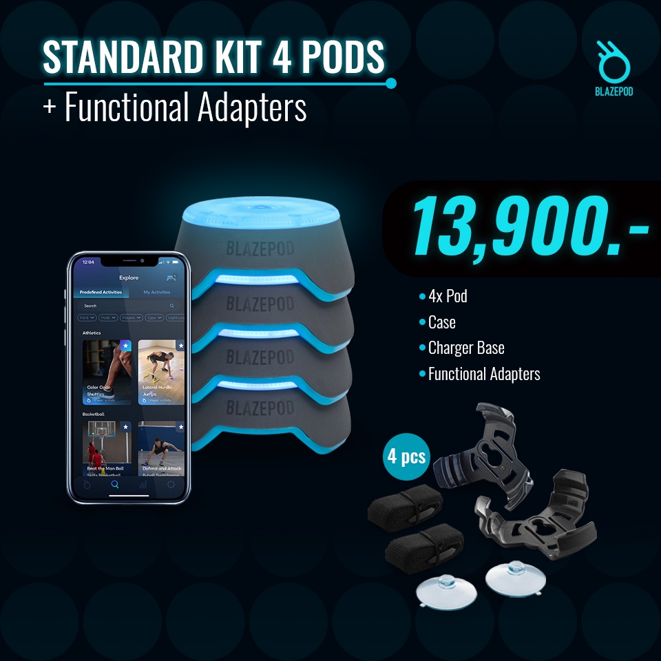 BLAZEPOD ชุด Standard Kit 4 Pods Functional Adapters - fitness_expert ...