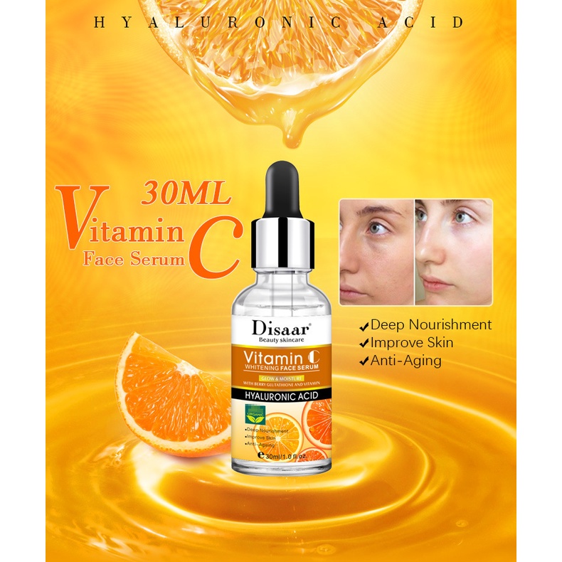 Disaar เซรั่มบำรุงผิว ลดฝ้า กระ จุดด่างดำ ผิวเนียนใส เซรั่ม วิตามินซี ...