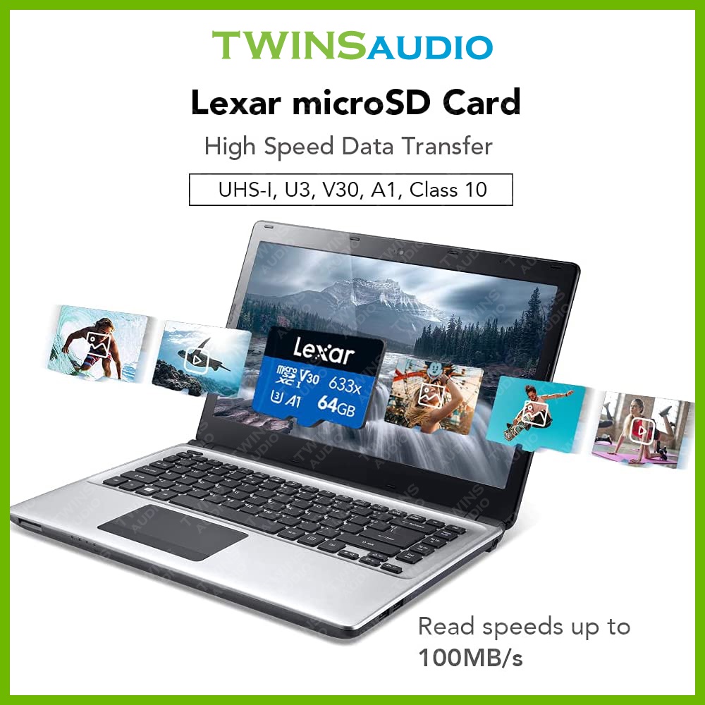 Lexar Micro SD - High-Performance 633x 32GB - 64GB microSDHC UHS-I ...