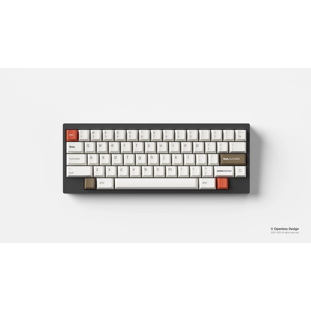 EPBT X Openkey less but better keycaps set (cherry profile) PBT Dyesub ...