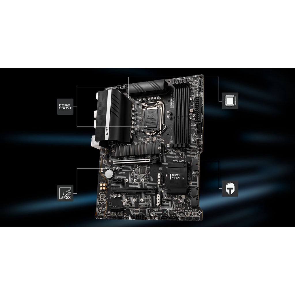 MSI Z590 A-PRO MAINBOARD (1200) สินค้าใหม่ พร้อมส่ง!! MSI Z590 A PRO ...