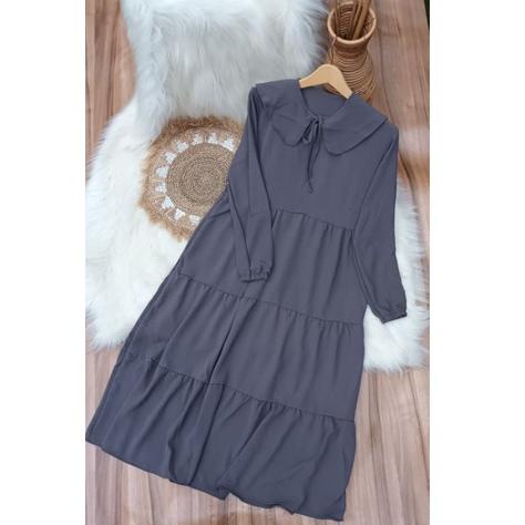 Milliki ชุดเดรสสั้น MIDI DRESS CRINKLE 03 - agasashope.th - ThaiPick