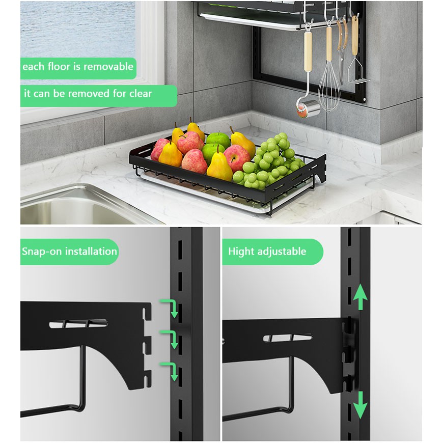 NETEL Kitchen Tools Stainless Steel 2 Tier Dish Rack Double Sink ...