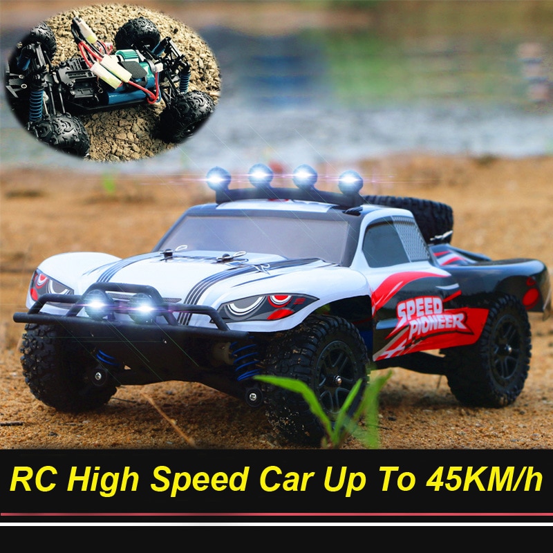RC Car 4WD 45km/h Full Proportion High Speed Drift 2.4G Monster Truck ...