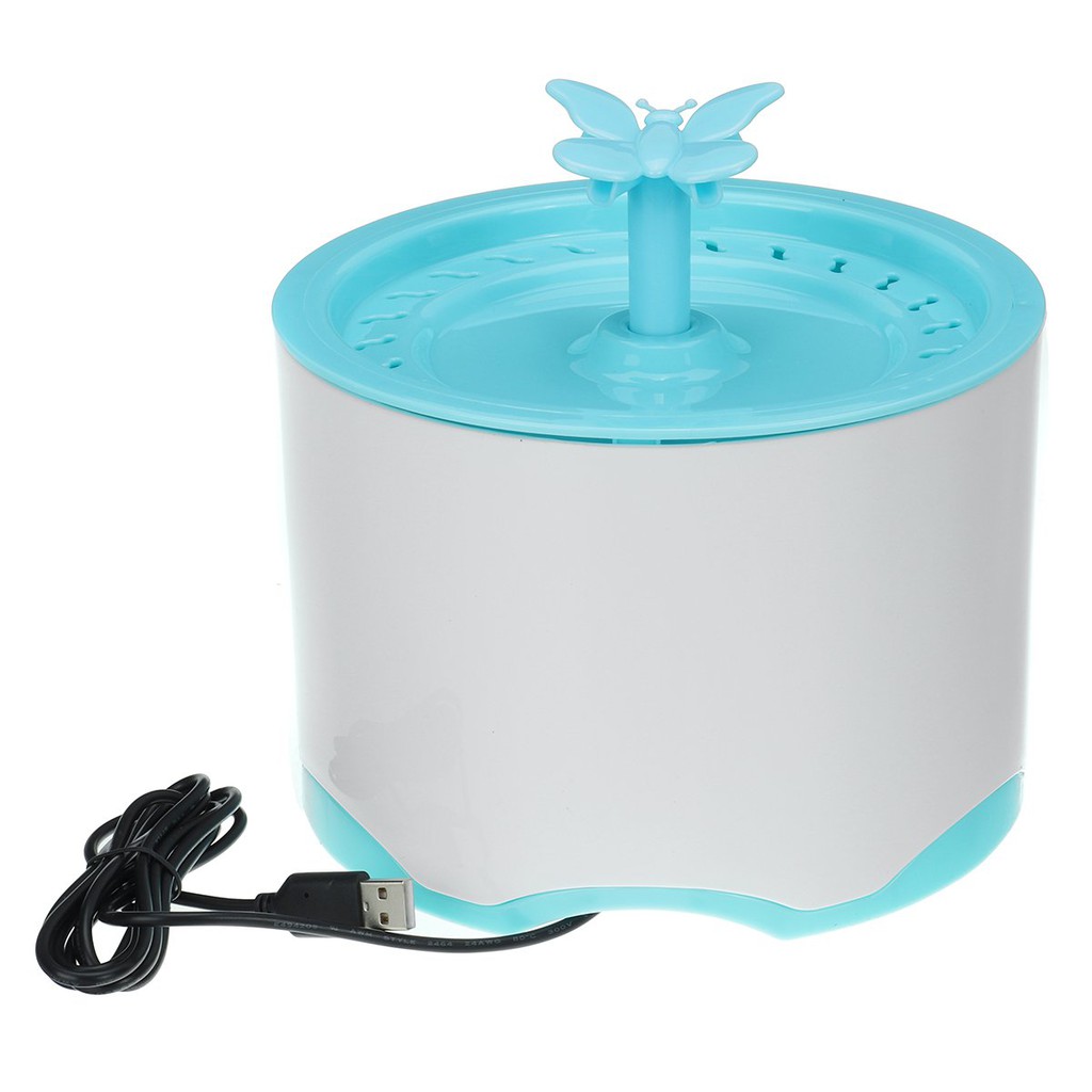 2600Ml สัตว์เลี้ยงไฟฟ้าน้ำตกเทียม W LED ไฟกลางคืนอัตโนมัติเครื่องจ่ายน้ำสำหรับแมวสุนัขสัตว์ ...