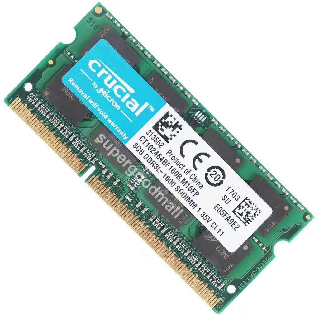 Crucial 4GB 8GB 16GB PC3L-12800S DDR3L-1600Mhz PC4-2666V 2400T DDR4-2666MHz 2400Mhz SODIMM ...