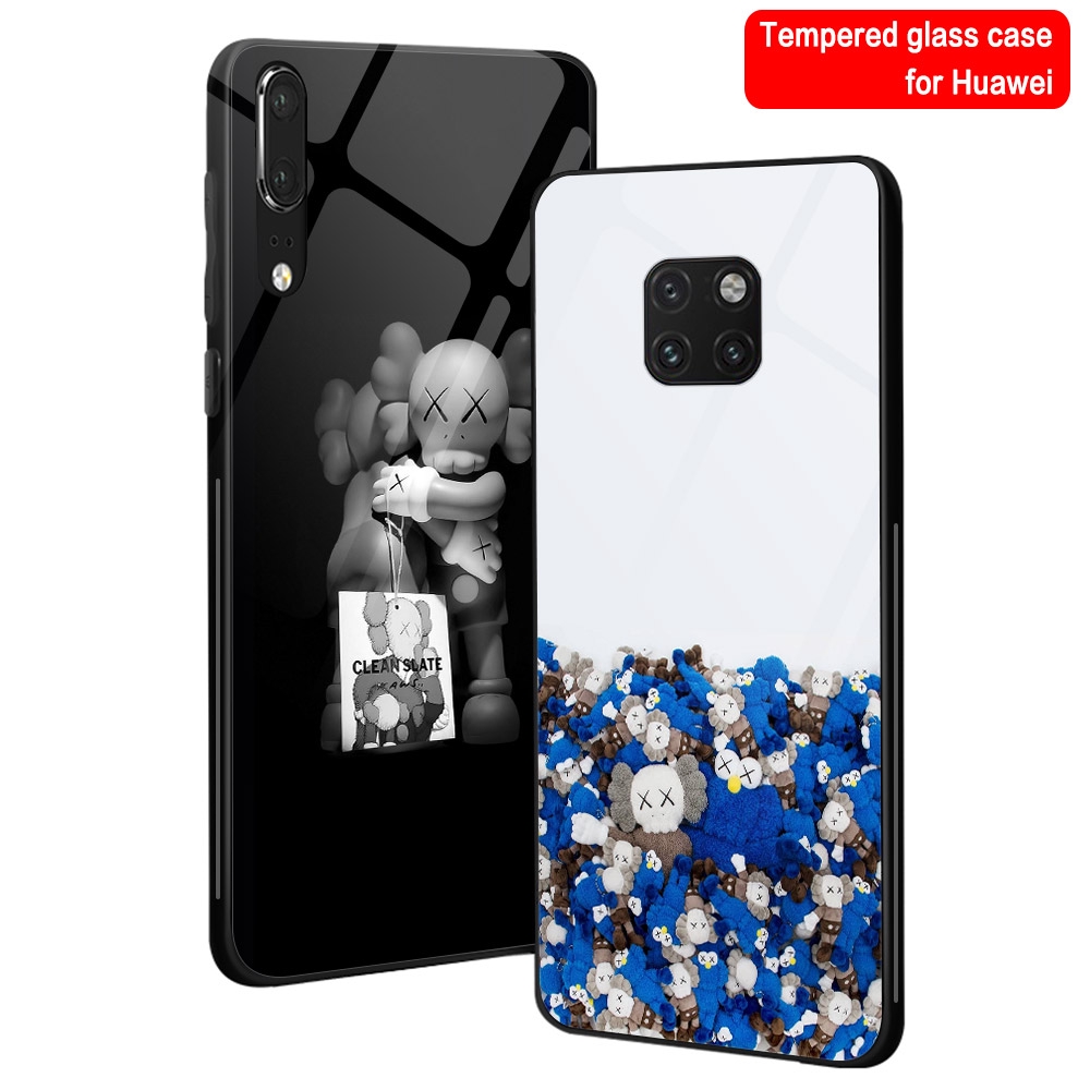 Findercase For Huawei Nova 2i Kaws Glass Back Covse For Huawei Nova 2i ...