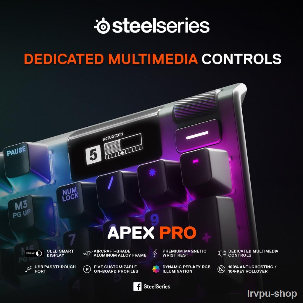 ส่งไวจากไทย???? [ผ่อน 0%] SteelSeries คีย์บอร์ด Apex Pro TH Mechanical ...