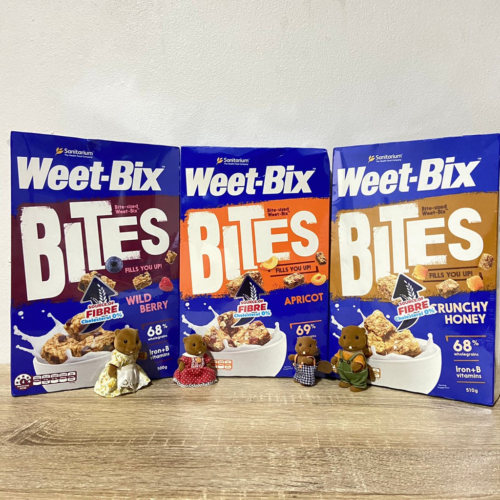 Weet-Bix Bites WeetBix Bites Wild Berry Apricot Crunchy Honey 500g ลอท ...