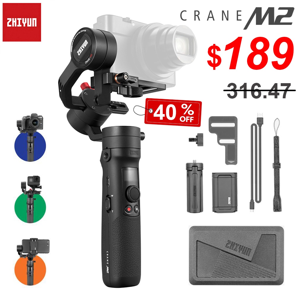 please COD ZHIYUN Crane M2 3-Axis Handheld Gimbals Stabilizer for ...