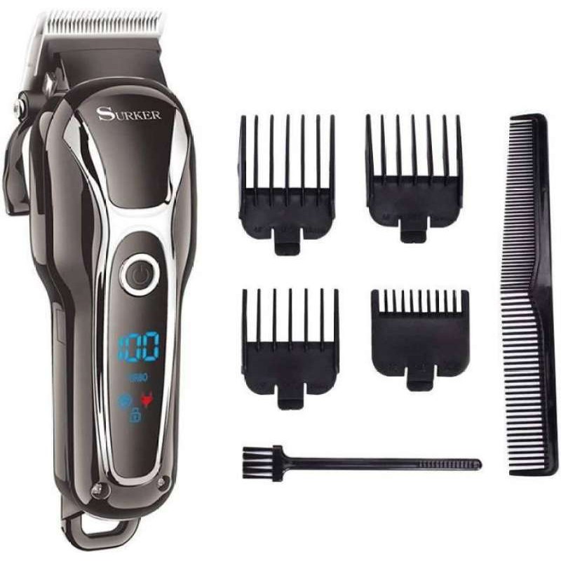 Surker- SK805 ใหม่ล่าสุด ของแท้100% แบตเตอเลี่ยนตัดผมไร้สาย ปัตตาเลี่ยน ...