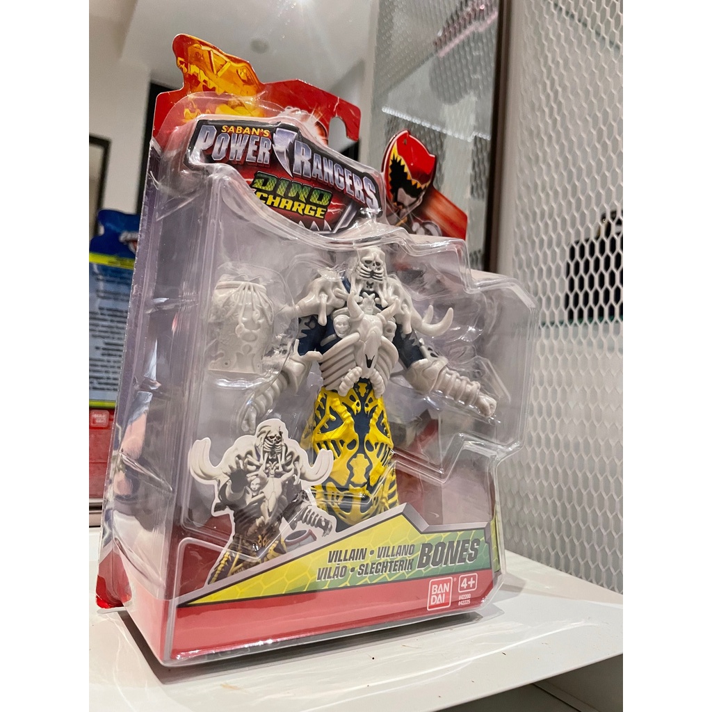 Power Rangers Dino Charge Bones Villain 5.5 inch Action Figure | Shopee ...