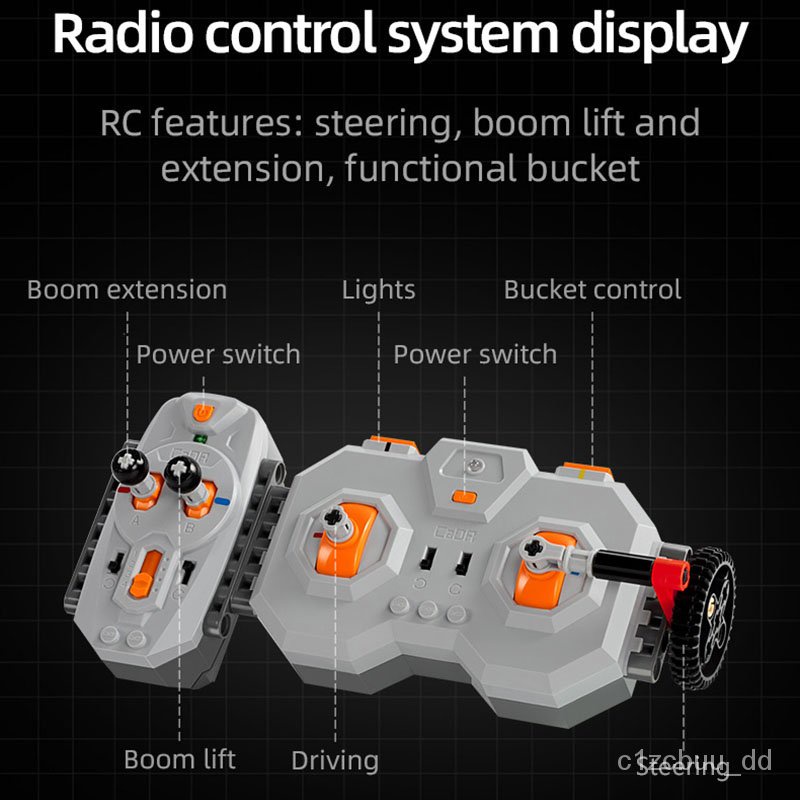 10CH Remote Control Assembling Full-featured Loading Truck Forklift ...