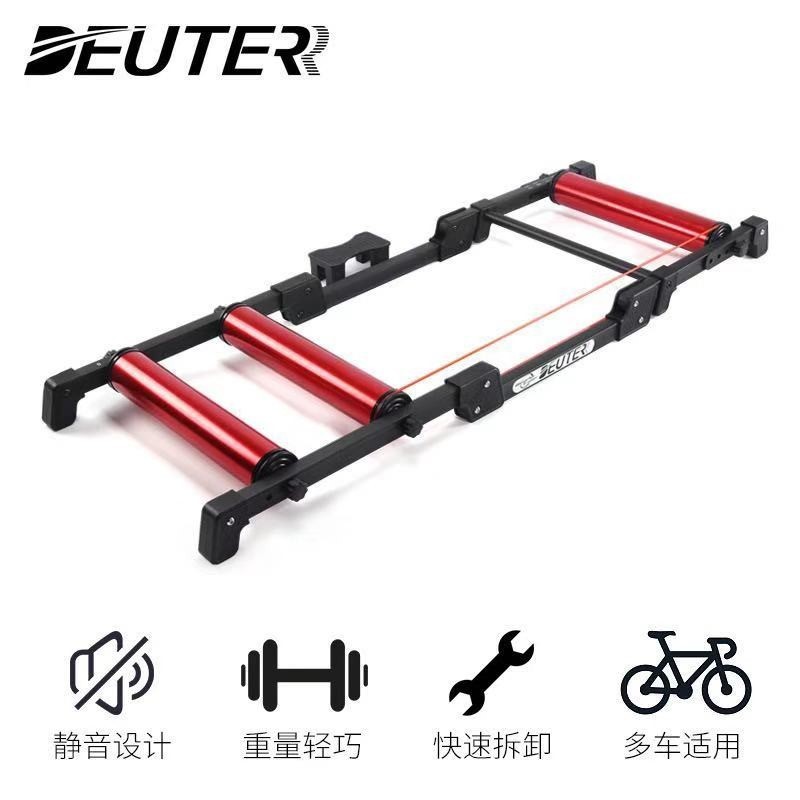 Bike Trainer Deuter 3 ลูกกลิ้ง เทรนเนอร์จักรยาน 24-29" / 700c เทรนเนอร์ สีแดง - ty_center - ThaiPick