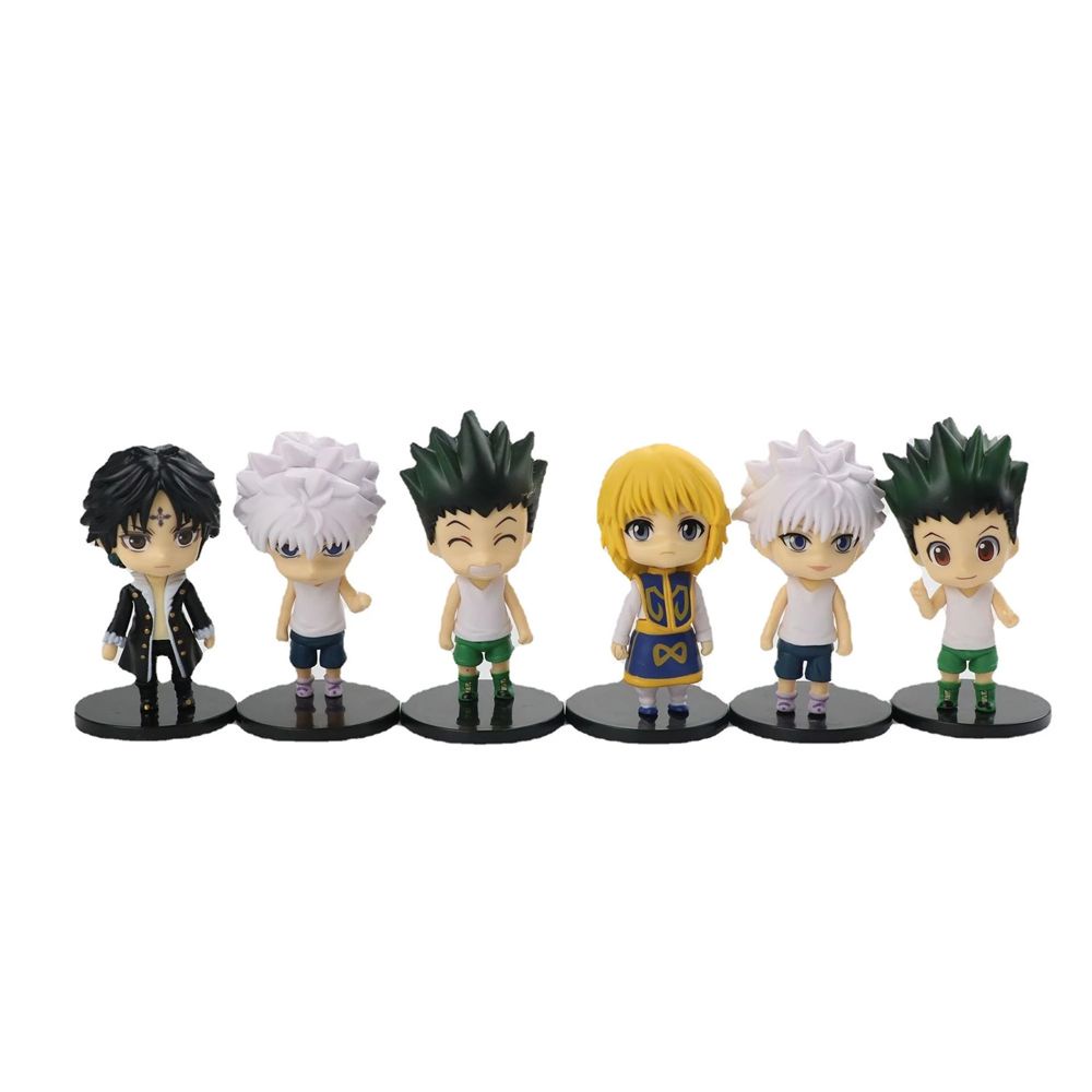 Preston โมเดลฟิกเกอร์ลายการ์ตูน Hunter X Hunter X Hunter X 6 ชิ้น/ชุด ...