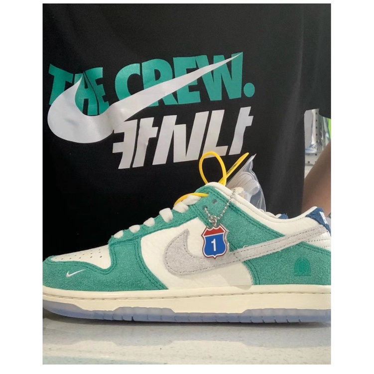 100 ของแท้ อย่างเป็นทาง Kasina x Nike SB Dunk Low 80s Bus Road Sign ...