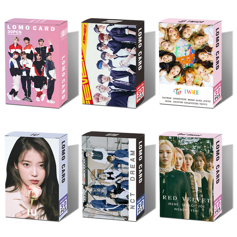 TWICE NCT DREAM ATEEZ RED VELVET IU Album Photocard Postcard | Shopee ...