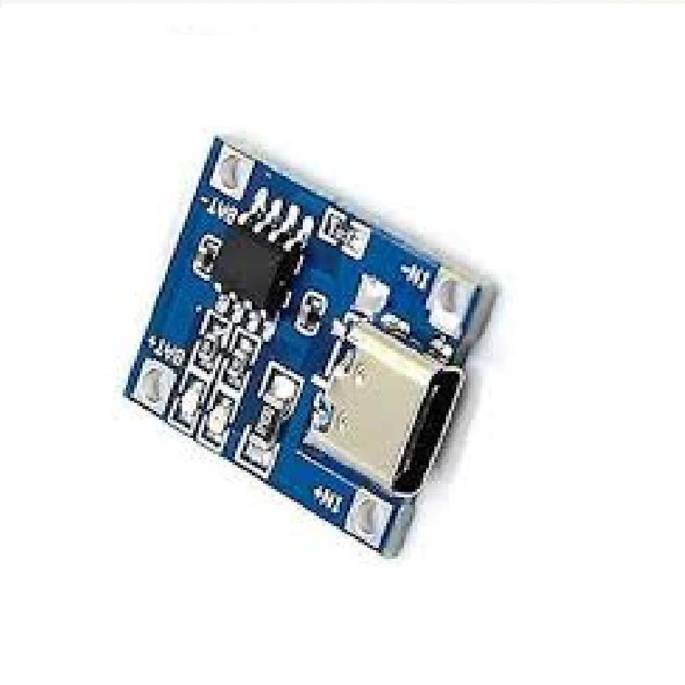 โมดูลชาร์จแบต 3.7v TP4056 1A lithium battery charging board micro usb ...