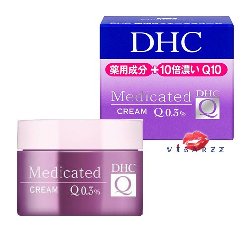 DHC Medicated Cream Q 0.3 23g ครีมอุดมด้วยสารสกัดจาก Coenzyme Q10 เข้มข้น ผสมผสานบำรุง 5 ขั้นตอน ...
