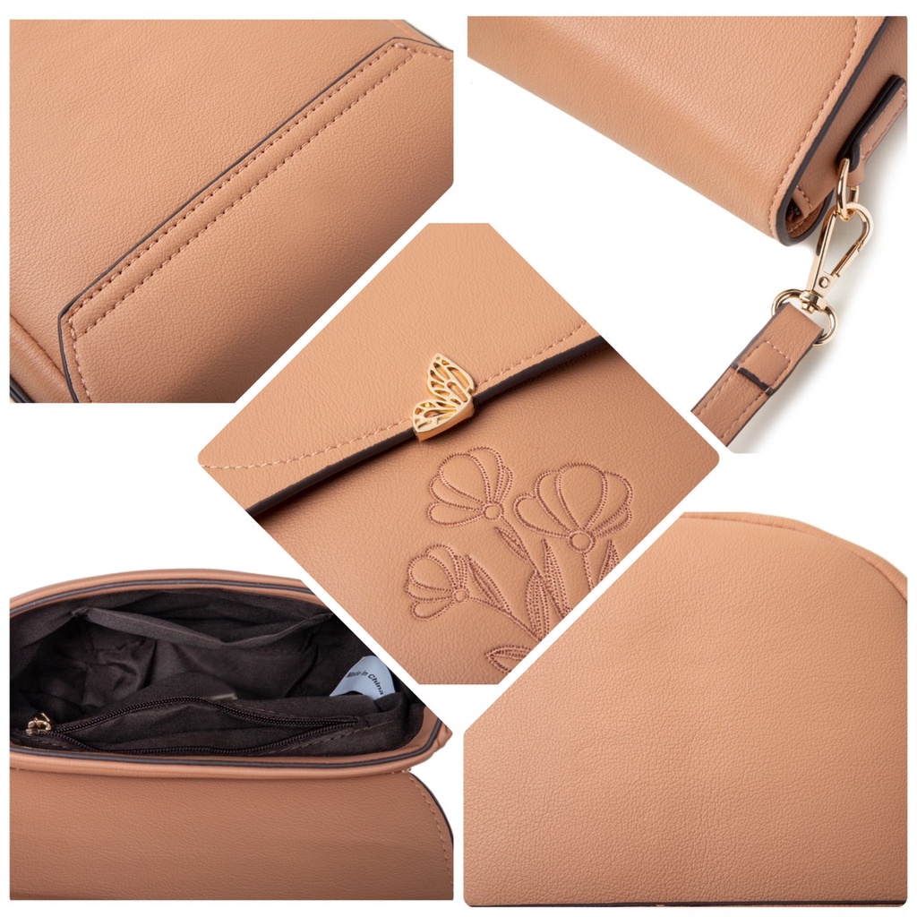 X096 กระเป๋าสะพายข้างผู้หญิง Prettyzysแท้ มาใหม่ กระเป๋าผู้หญิง กระเป๋าแฟชั้นเกาหลี ...