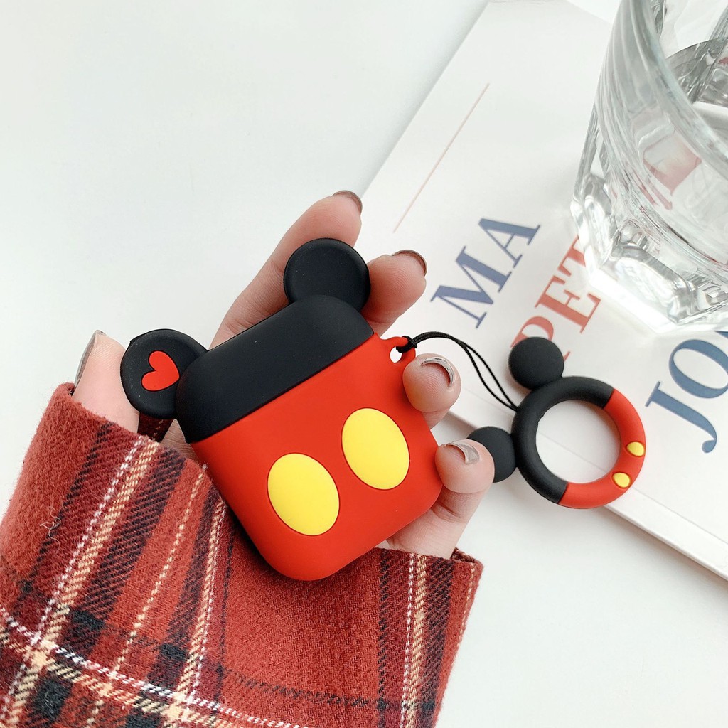พร้อมส่ง Apple AirPods Case ยางทำจากซิลิคอน ป้องกัน กรณี ปก กันกระแทก ...