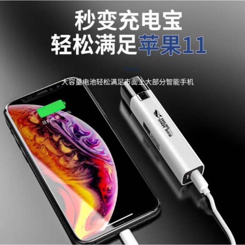 ไฟฉายแรงสูง Smiling shark 617A ซูมได้ขนาดจิ๋ว | Shopee Thailand
