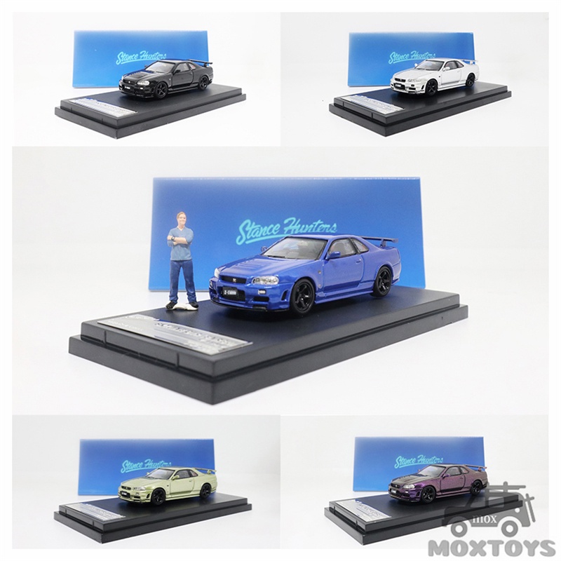 Stance Hunters SH 164 Nissan Skyline GT-R R34 Nismo Z-Tune Diecast ...