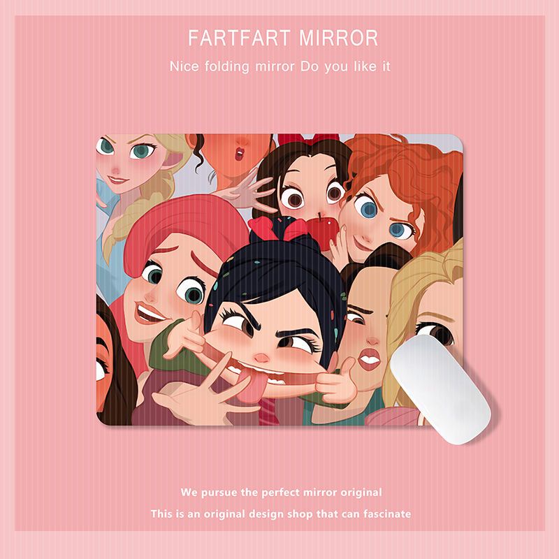 แผ่นรองเมาส์ คีย์บอร์ด แล็ปท็อป แบบหนา ลาย Disney Escape Princess ขนาด ...