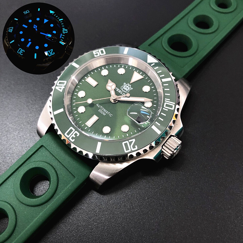 SALESTEELDIVE Mens Dive Watches Luxury Men Automatic Mechanical Wrist ...