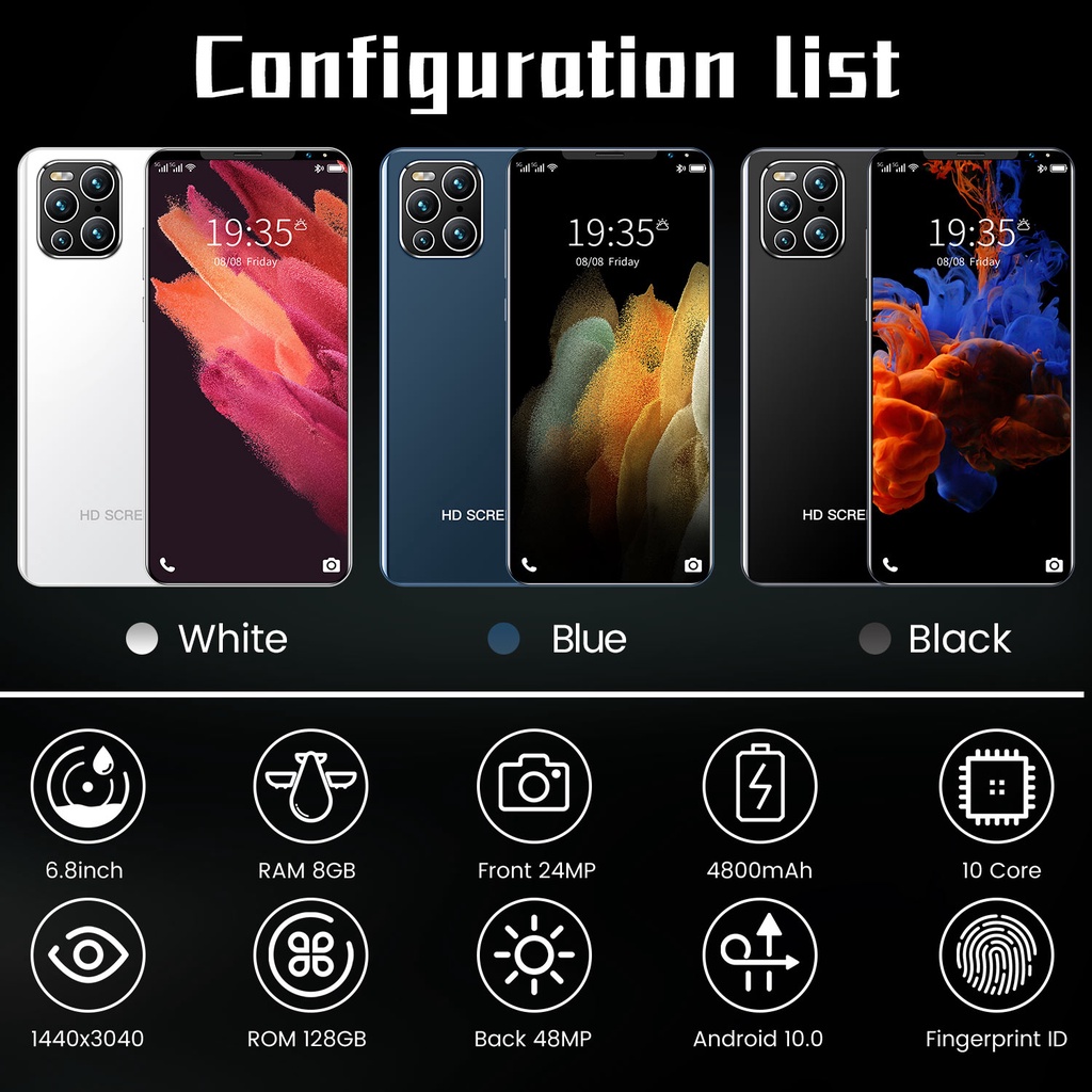 OPPO x3 pro โทรศัพท์ราคาถูก 100% เครือข่าย 5G เดิม 6 + 128GB HD ...