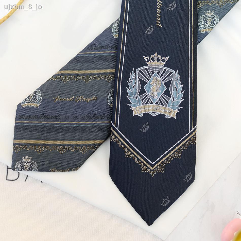 ราคาต่ำสุดLin Yuejun อัศวินผู้พิทักษ์เดิม JK DK เน็คไทหญิงสีน้ำเงินเข้ม ...