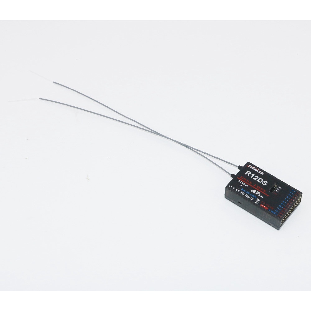 RadioLink R12DS 12CH 12 Channel Receiver 2.4Ghz For AT10 Transmitter ...