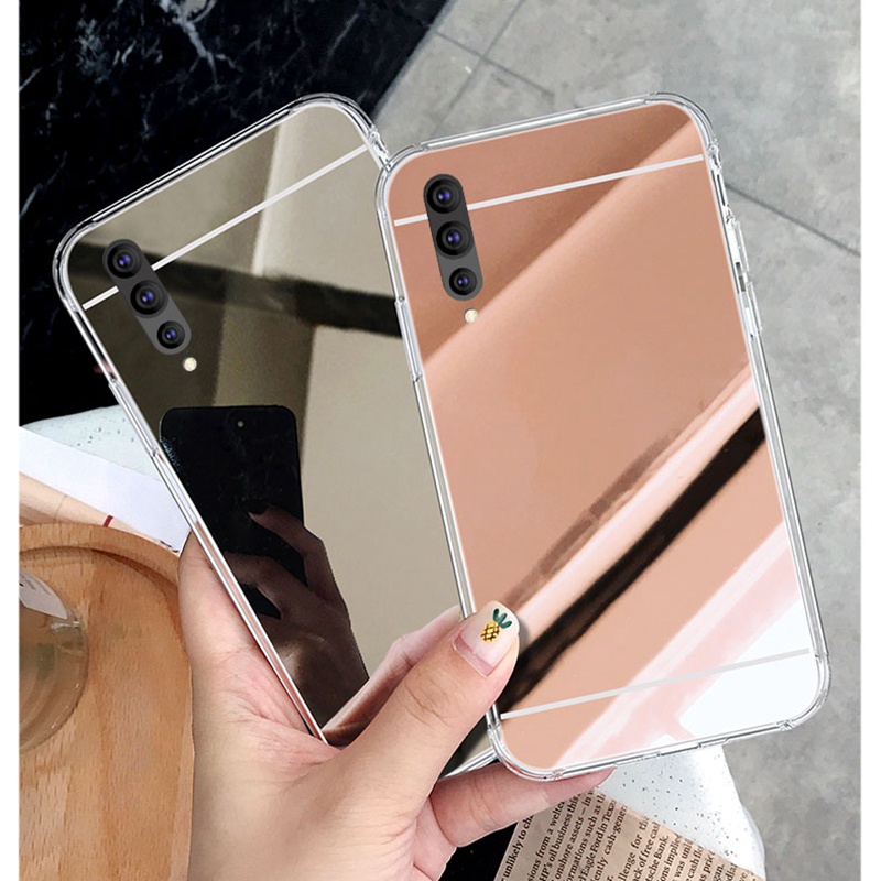 เคสกระจกเคสกันกระแทก For Samsung Galaxy A9 2018 C7 C8 C9 Pro A6 A8 Plus