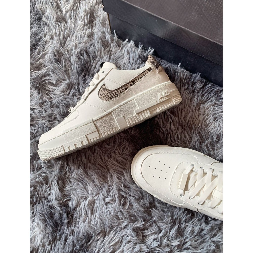 NIKE AIR FORCE 1 AF1 Pixel Cream Deconstruction PixelCV8481-101 ...
