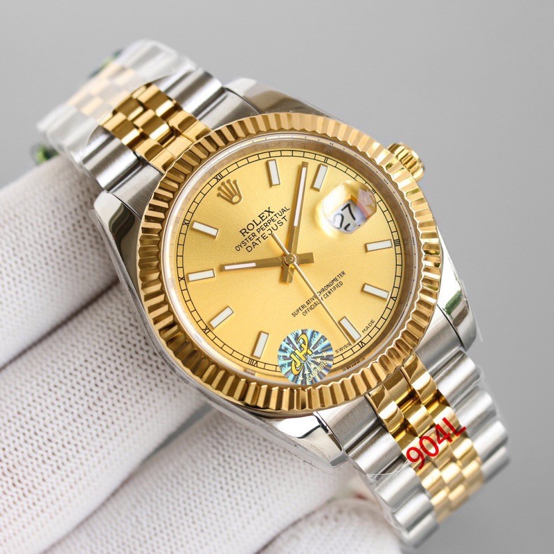 Rolex Datejust 31 mm. 2tone Rose gold Automatic japan movement สำหรับ ...